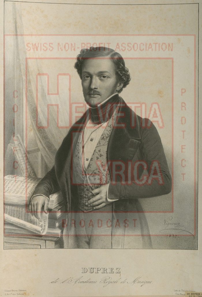 Helvetia Lyrica | Gilbert Duprez, French tenor